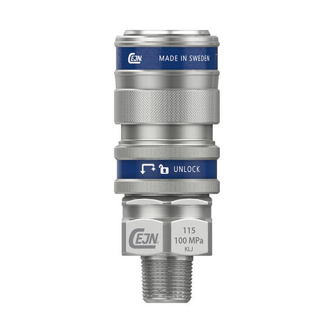 Corps de coupleur CEJN série 115, 1/4'' BSPP mâle, 1000 bar