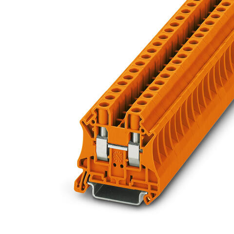 Bloc de jonction simple UT 6-OG, orange